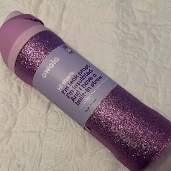 owala | Dining | Nwt Owala Color Drop So Eggstra Pink Purple Glitter 24 ...